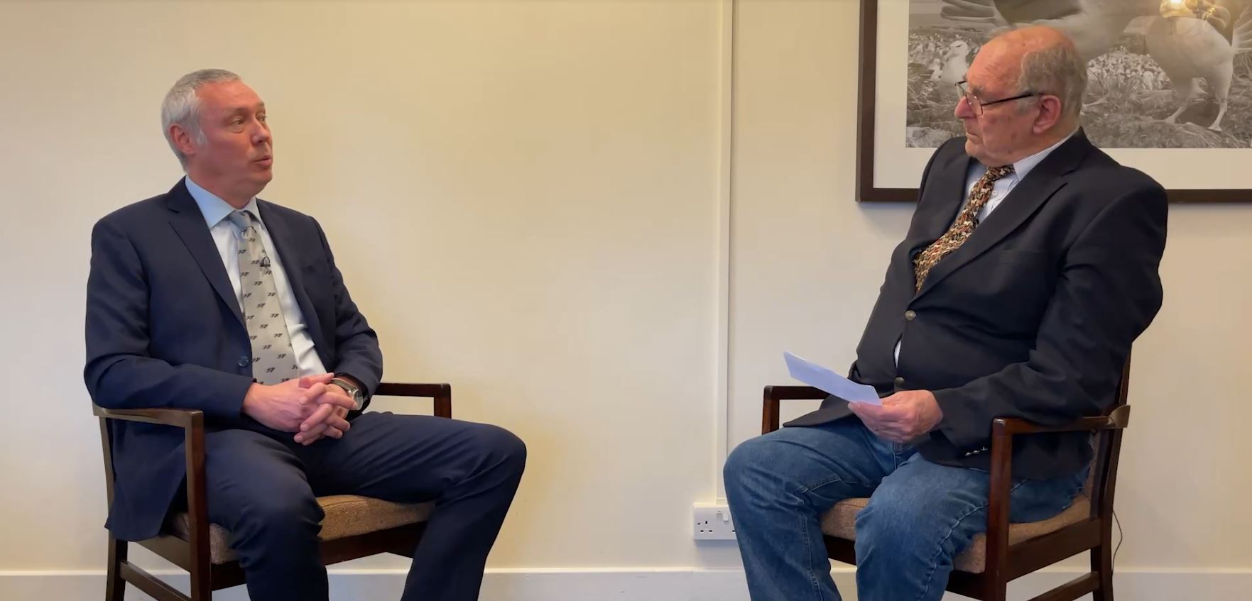 In Conversation: Chief Executive Andy Keeling Arrival | Falkland ...